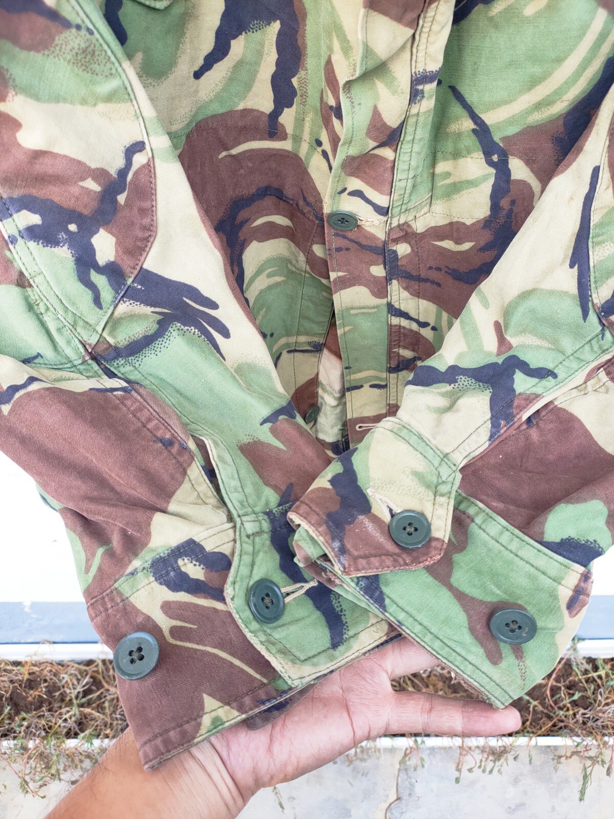 Vintage Genuine British Army Pattern 60's Smock Combat DPM Camo Shirt ...