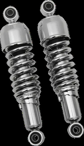 DS Chrome 12in Replacement Rear Shock Absorber Pair Dyna Super Glide ...