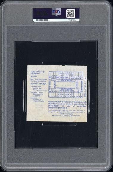 Prince & The Revolution Ticket Stub "Parade Tour" Wembley Arena 1986 ...