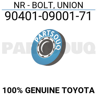 904010900171 Genuine Toyota NR - BOLT, UNION 90401-09001-71 | eBay
