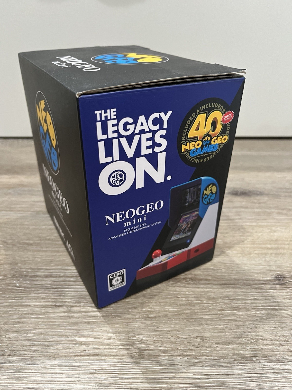 SNK NEO GEO Mini console Classic 40th Anniversary Arcade Boxed 40 Games ...
