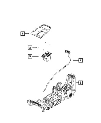 Genuine Mopar Brake Interlock Cable 68106125AC | eBay