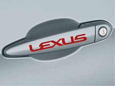 LEXUS IS 200 250 300 350 C ES GS 430 RX Door Handle Decal sticker ...