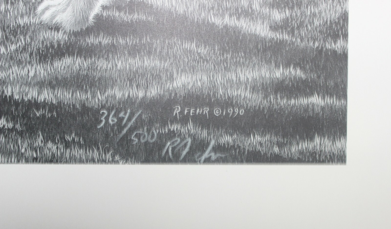 Randy Fehr Hand Signed Numbered Limited Edition High Arctic Voice Wolf ...