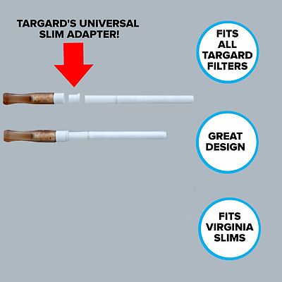 TarGard Slim Cigarette Filter Adapter: 20 Count Adapter Fits Virginia ...