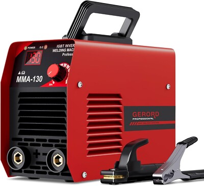 Mini Welder Machine 110V, 130A ARC Welding Machine,Inverter,w/ Welding ...