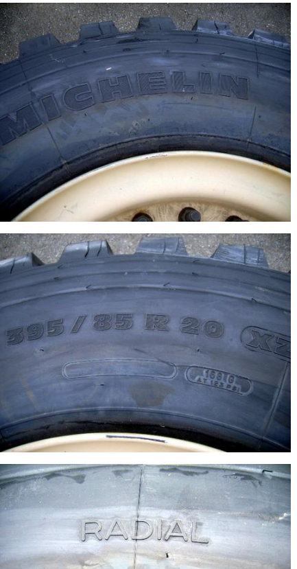 NEW MRAP TIRE AND WHEEL 395x85xr20 Heavy Duty Military Tire and Wheel ...