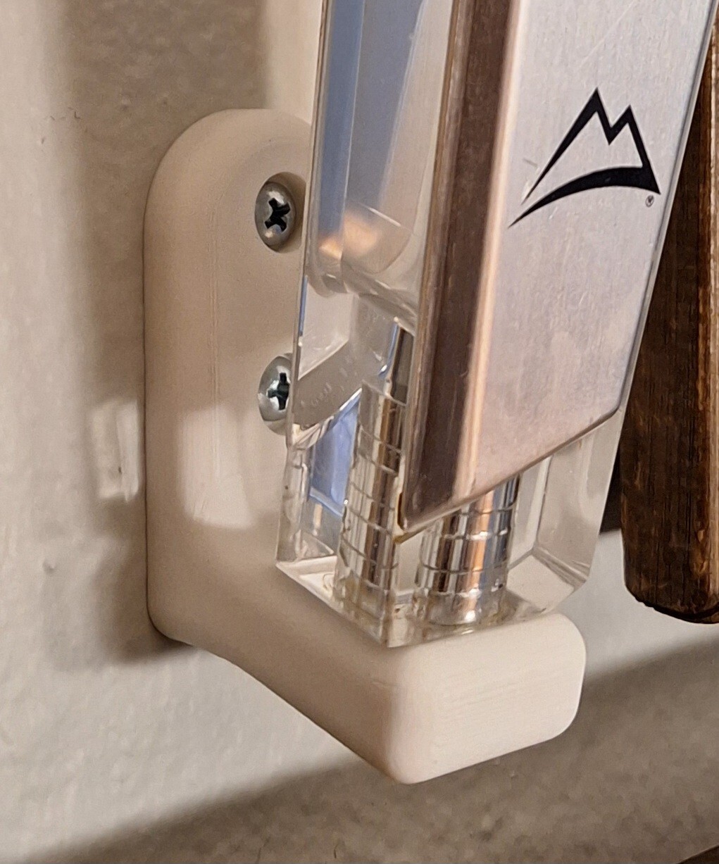 Single beer tap handle display, wall mount hanger, low profile, sturdy ...