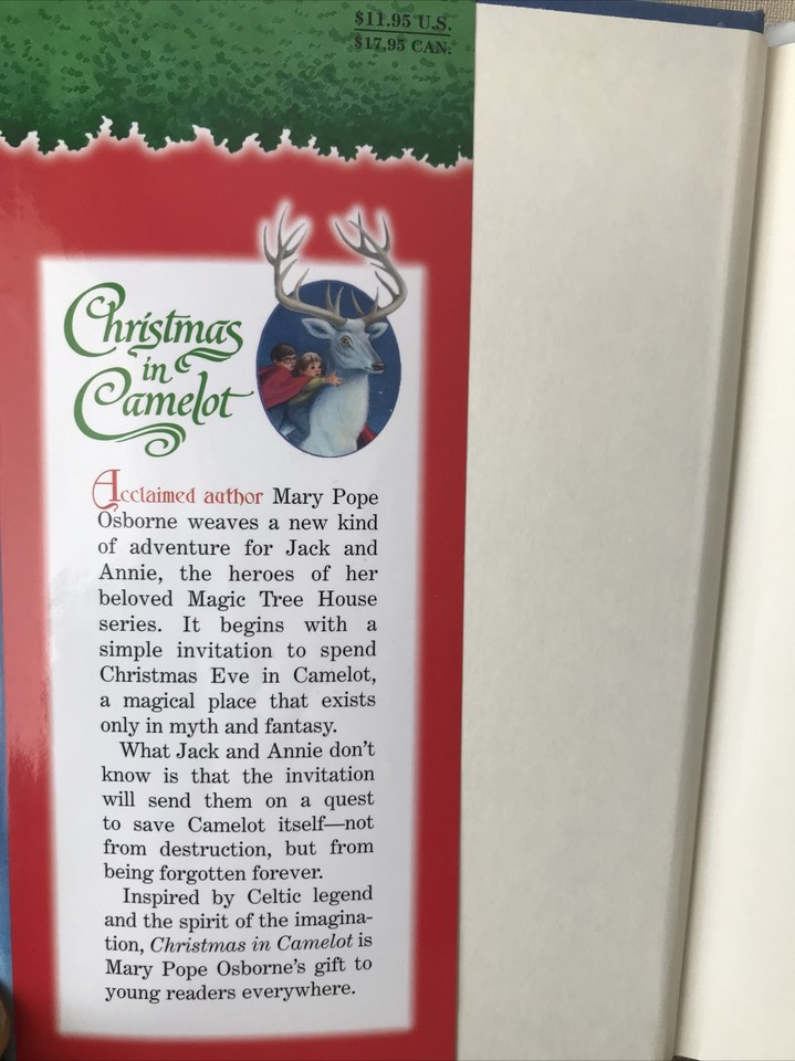 Mary Pope Osborne Christmas In Camelot Magic Tree House Hardcover Book ...