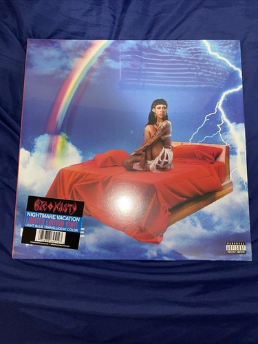 Rico Nasty Nightmare Vacation Light Blue Vinyl LP NTWRK 1/1500 Limited ...