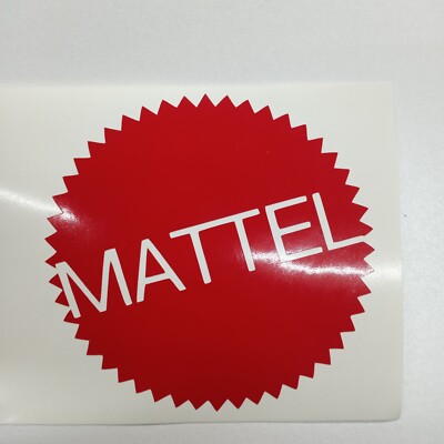Mattel Vinyl Decal Car Truck SUV Laptop Mattel Sticker | eBay
