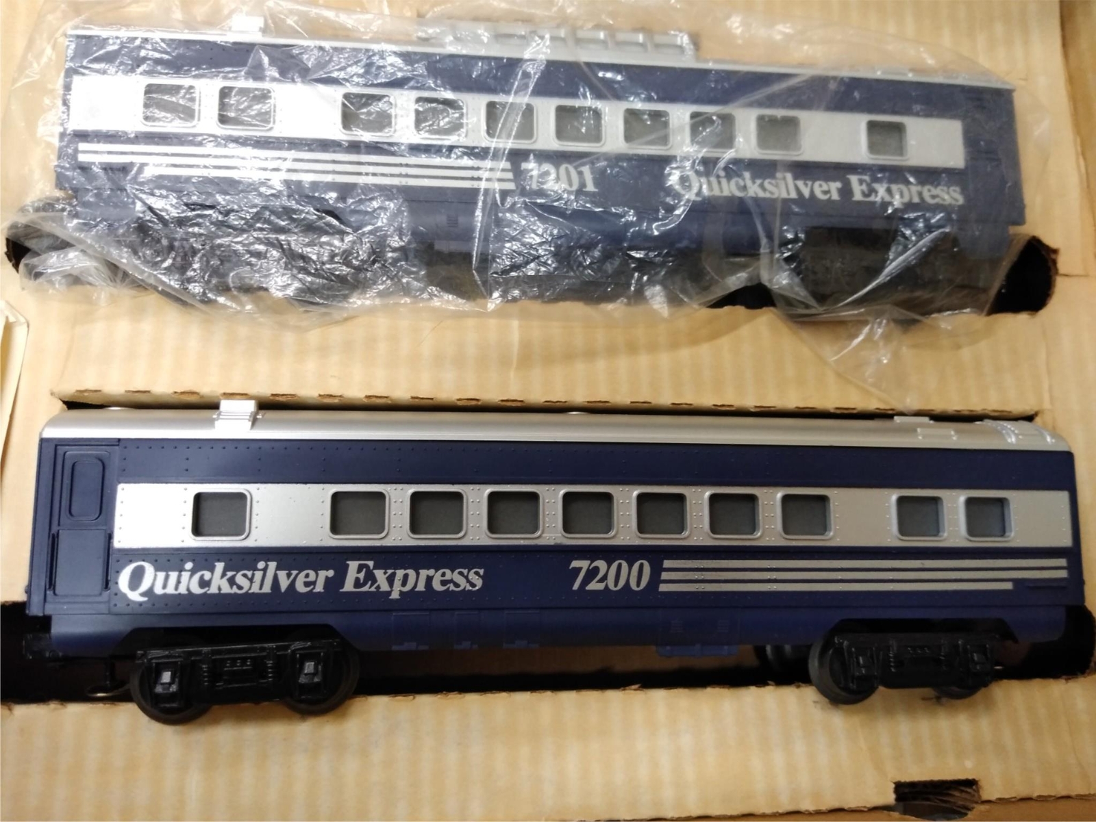 Vtg Lionel 0 Gauge Quicksilver Express Train Set 6-1253 Metal Wheels ...