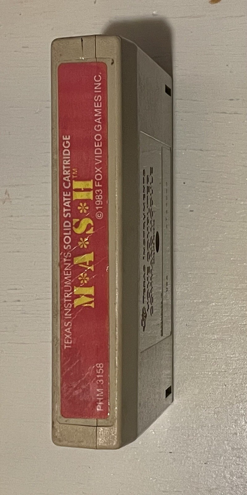 M.A.S.H. * Texas Instruments * PHM 3158 / ATA 4083 * Game Cartridge ...