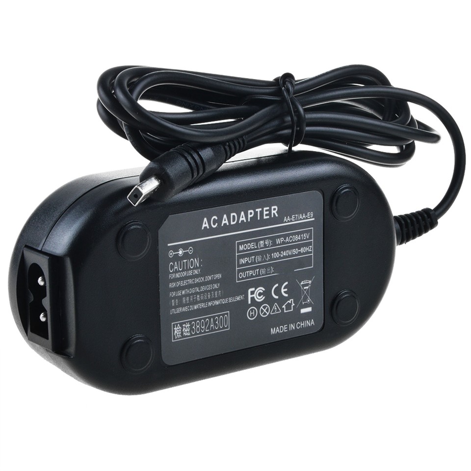 AC Adapter For AA-E9 Samsung SC-HMX10 SC-HMX20 SC-MX10 SC-MX20 Power Supply Cord | eBay