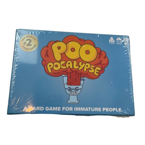 Poo Pocalypse Card Game - The Hilarious Family Party Game Pass the Poo ...