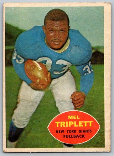 1960 Topps #73 Mel Triplett New York Giants | eBay