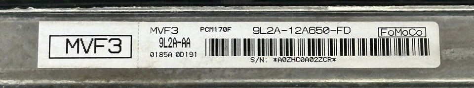 FORD 2009-2010 EXPLORER MOUNTAINEER 9L2A-12A650-FD ENGINE COMPUTER ECM ...