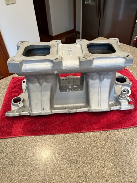 Weiand Dual Quad SBC Small Block Chevy Tunnel Ram Intake Manifold Hot ...