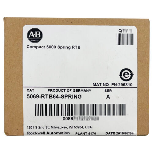 New & Sealed 5069-RTB64-SPRING /A AB 5069 SPRING RTB KIT Factory In Box ...