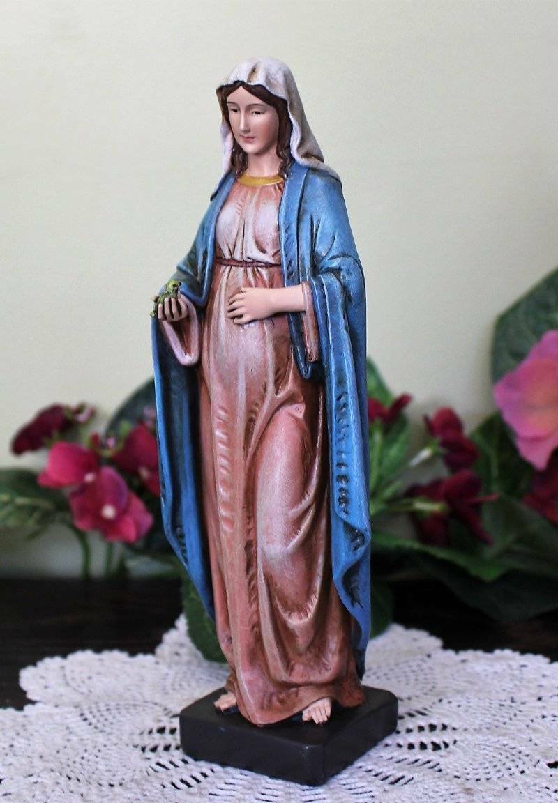 Pregnant Virgin Mary Statue