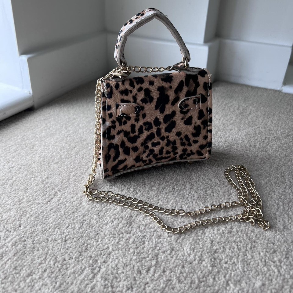BRAND NEW Prettylittlething Leopard Micro Mini Bag | eBay UK