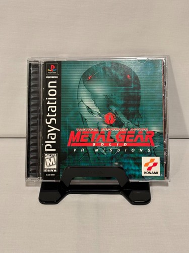 Metal Gear Solid VR Missions PlayStation 1 PS1 PSX + PRISTINE COMPLETE ...