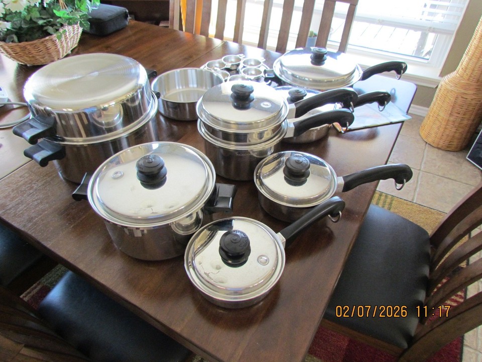 Saladmaster 17 Piece Cookware Set - T304S | eBay