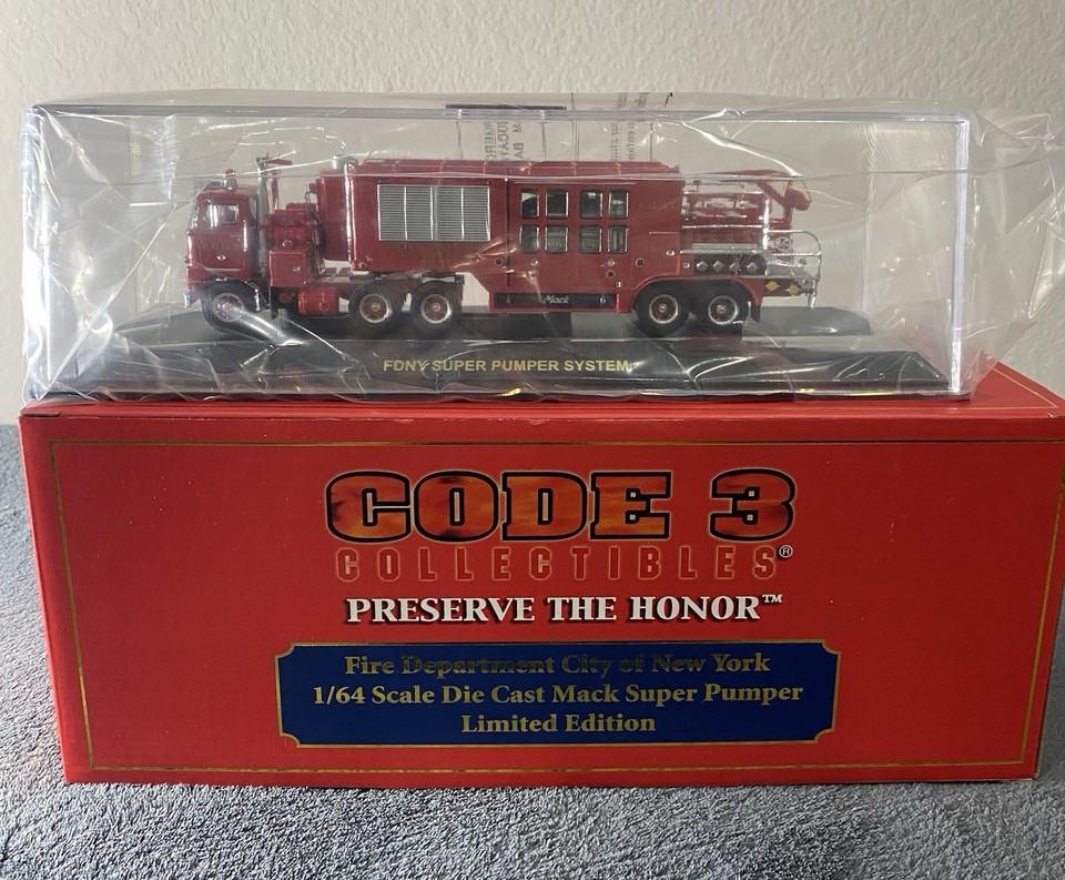Code 3 Model #16014 FDNY Mack Super Pumper Collection (5 Engines ...
