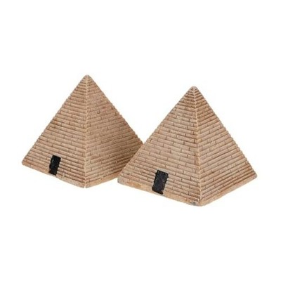2pcs Mini Pyramid Model Egyptian Pyramid Figurine Statue Sculpture for ...