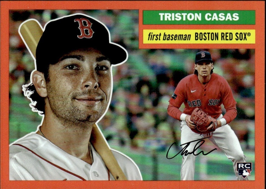 2023 Topps Archives - 1956 Topps Triston Casas #58 Orange Hot Foil /15 ...