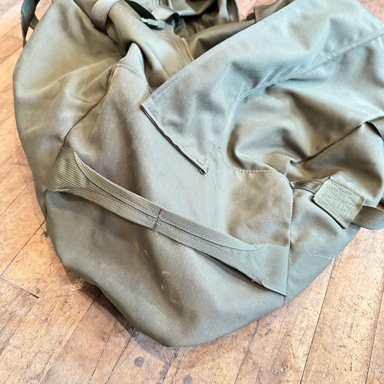 US Military IMPROVED DUFFEL BAG W/ ZIPPER Flight Travel USGI Army USMC ...