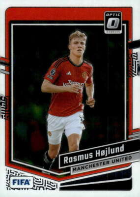 RASMUS HOJLUND 2023-24 Donruss Optic #94 FIFA Soccer ID:102722 | eBay