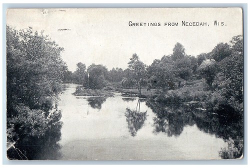 Necedah Wisconsin Postcard Greetings Necedah Exterior View c1916 ...