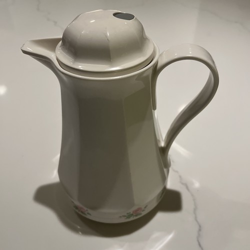 36 oz Thermos Coffee Butler Carafe West Germany CHRISTA #430 White VTG ...