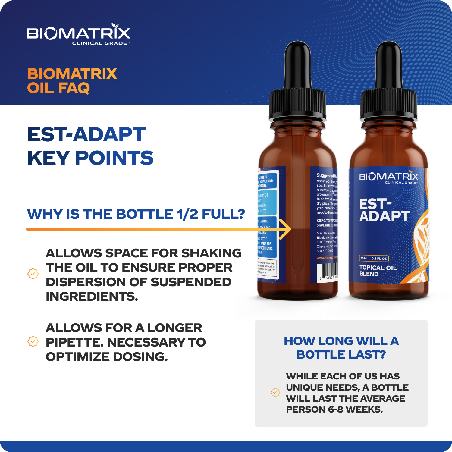 BioMatrix Est Adapt -15 ml - Bioidentical Estriol Oil Drops, Support ...