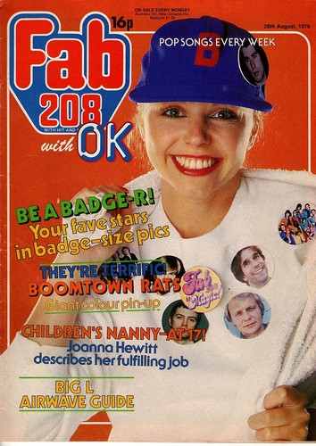 Fab 208 Magazine 26 August 1978 Boomtown Rats | eBay