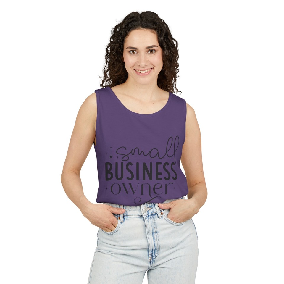 Small Business Owner Comfort Colors Unisex Garment-Dyed Tank Top | eBay