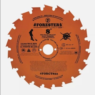 8" GRASS BLADE, 22 Tooth, many applications fits STIHL, ECHO, HUSQVARNA ...