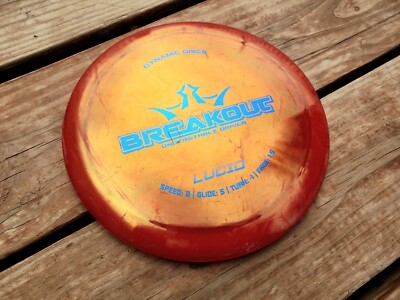 Dynamic Discs Lucid Breakout 156g Red Disc Golf Distance Driver OOP | eBay