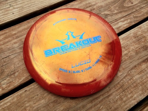 Dynamic Discs Lucid Breakout 156g Red Disc Golf Distance Driver OOP | eBay
