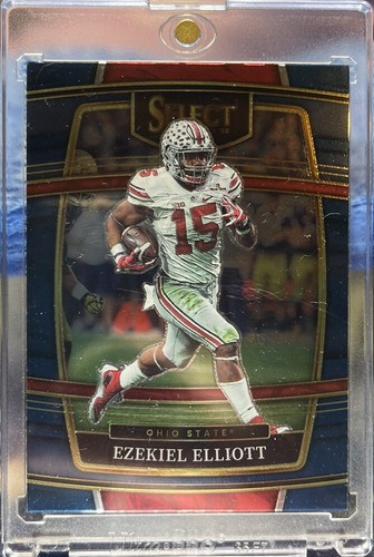 2022 Panini Select Draft Picks #47 Ezekiel Elliot Dallas Cowboys Ohio ...