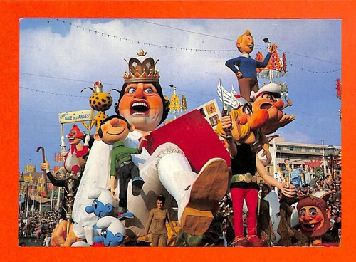 NICE ( 06 ) CPM / CARNAVAL " LE ROI DE LA BANDE DESSINÉE " ROBERT ...