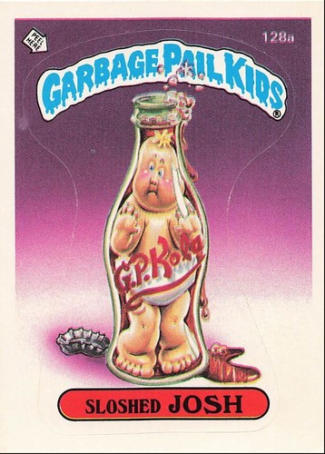 1986 Garbage Pail Kids Sloshed Josh #128A | eBay