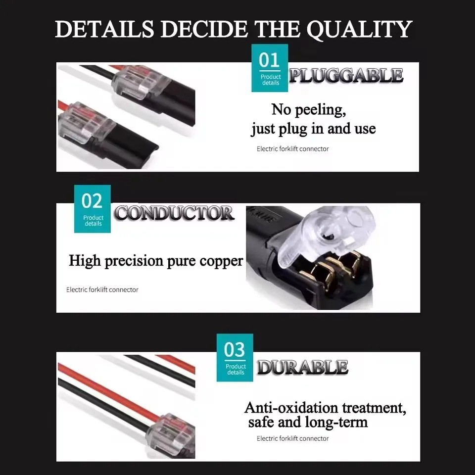 Double-Wire Plug-in Connector Led Light Strip Connectors 2 Pin,Lights ...