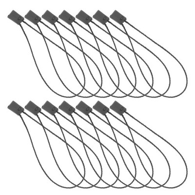 3000 Pcs Snap Lock Plastic Fastener Black Hanging Strings for Garments ...