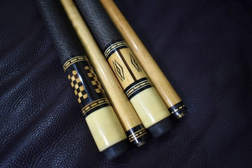 Billiard cue vintage maker unknown set of 2 | eBay