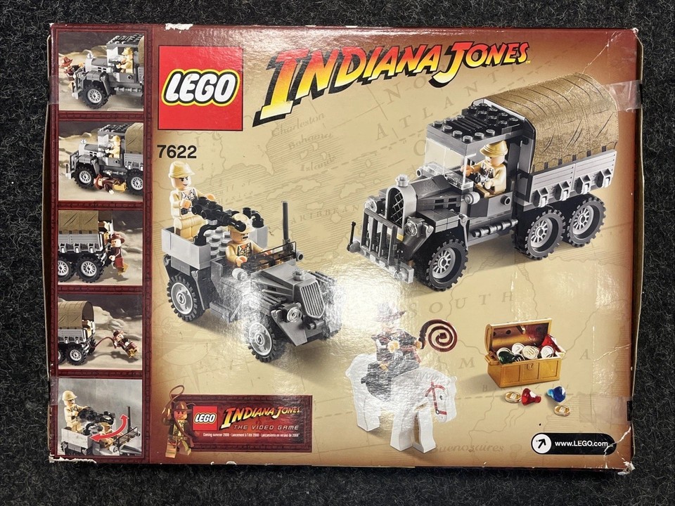 LEGO Indiana Jones 7622 Race For The Stolen Treasure NEW Sealed Set Big ...