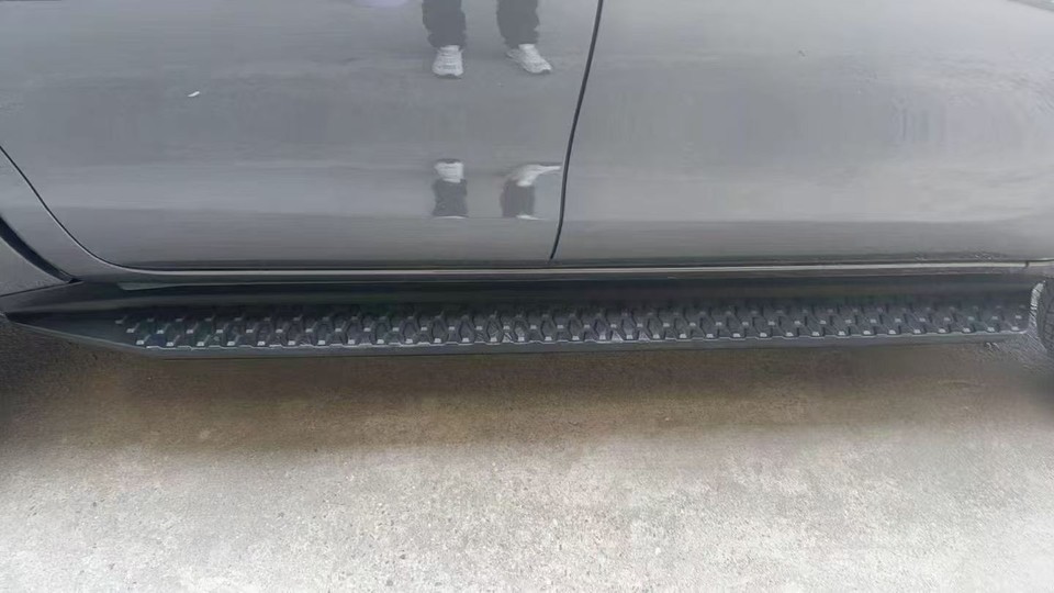 Black Side Steps Running Boards Fits for New Toyota Hilux Travo 4 Doors ...