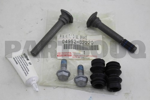 0495202220 Genuine Toyota PIN KIT, FRONT DISC BRAKE CYLINDER SLIDE ...