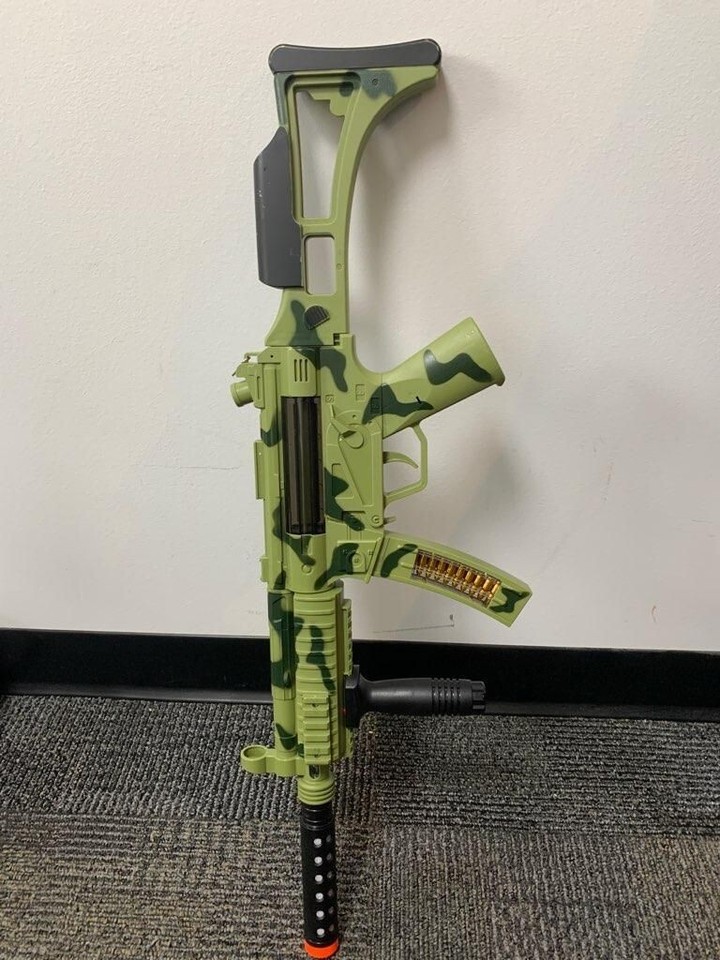 Green Realistic Rifle Model Toy Gun With Sound & Light | eBay